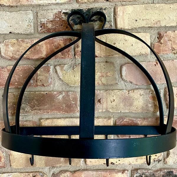Black Iron Pot Rack - Etsy