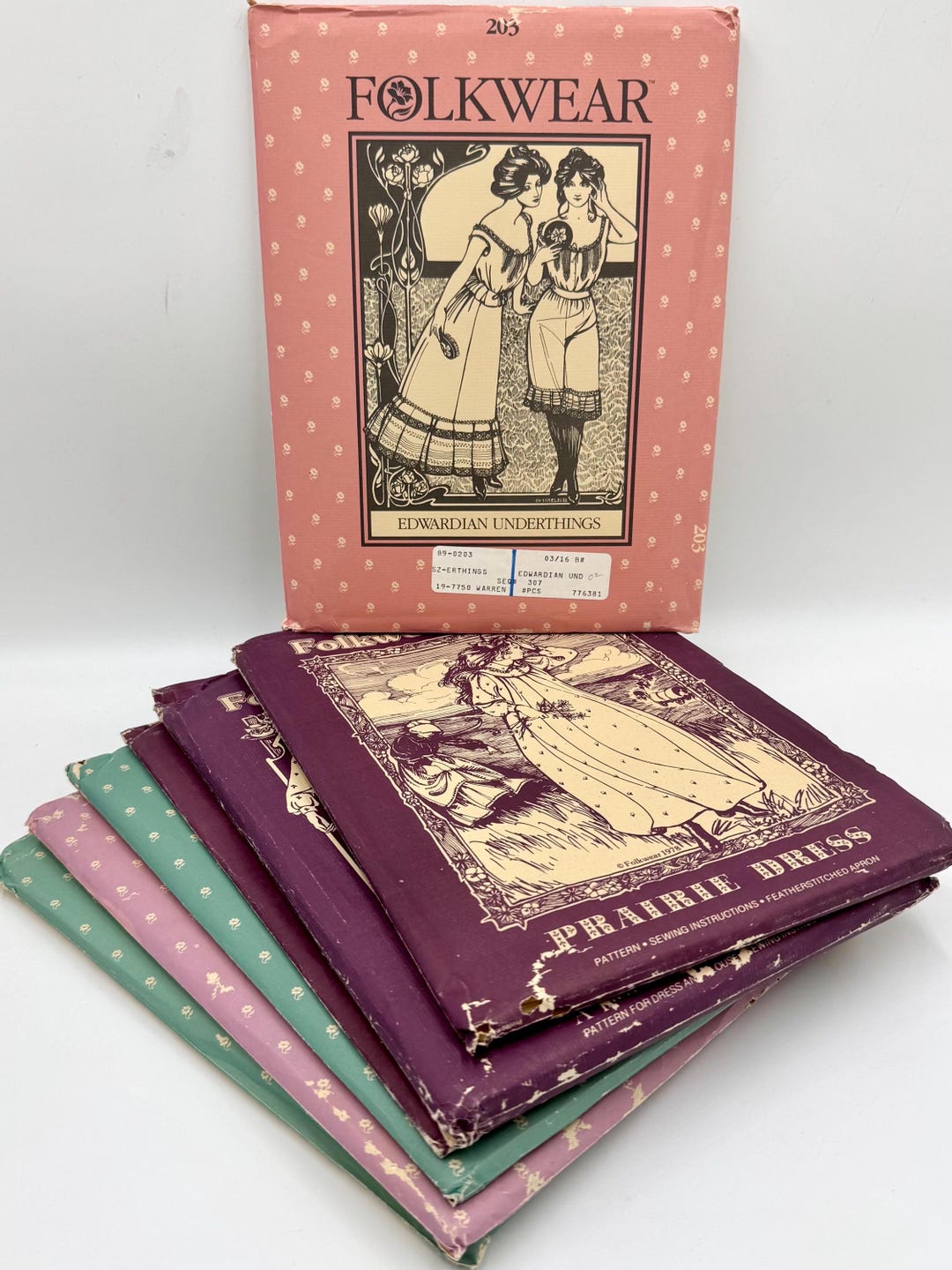 Vintage Folkwear Sewing Patterns | Prairie Dress | Boatman’s Shirt ...