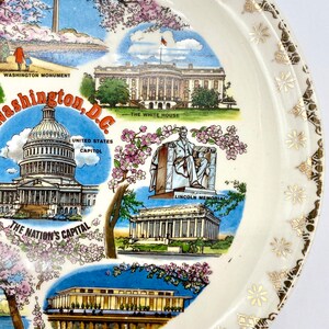 Vintage Porcelain Souvenir Plate | Washington D.C. | the Capitol ...