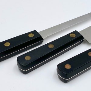 Vintage French Sabatier “veritable” Kitchen Knives | Full Tang Blades ...