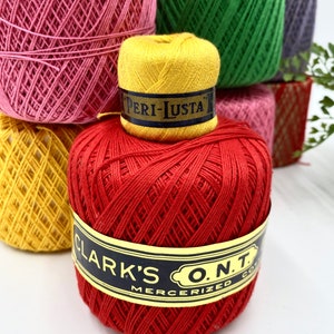 Collection of Mercerized Cotton Thread | Crochet Knitting Embroidery ...