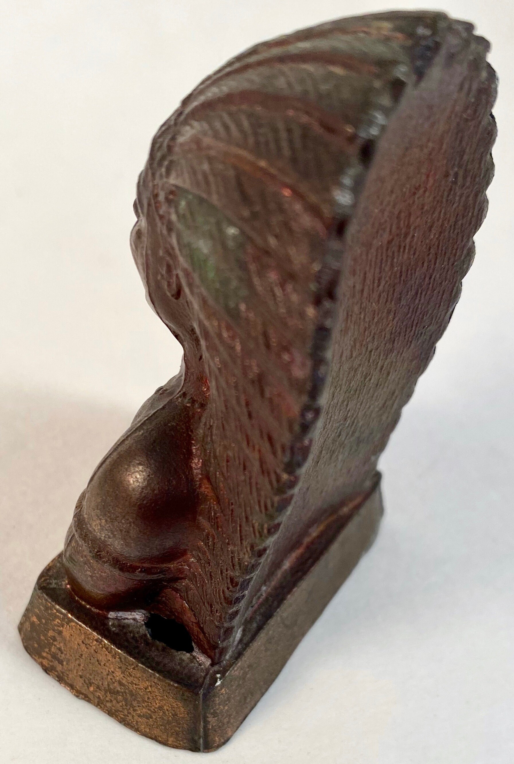 Vintage Collectible Cast Metal American Indian Chief Bust - Etsy