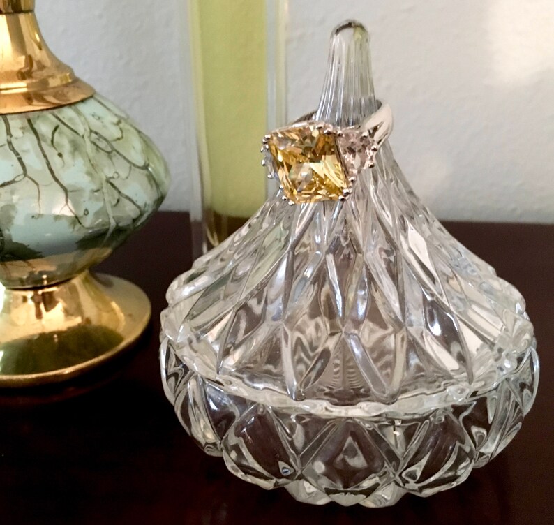 Sweet Vintage Clear Glass Cut Crystal Pressed Glass - Etsy