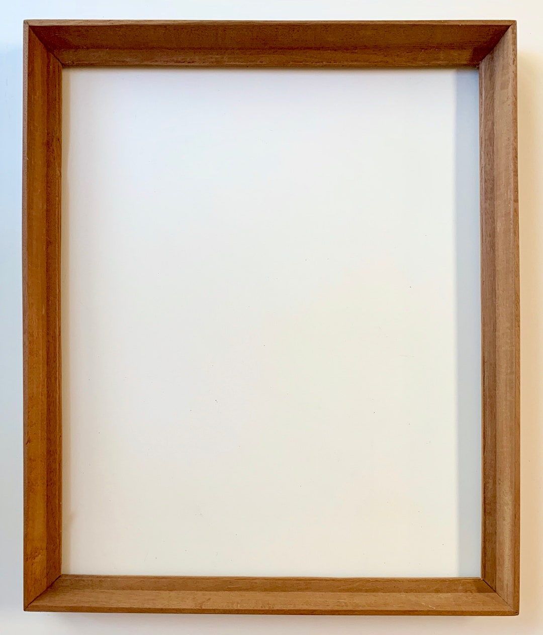 Vintage Wooden Gallery Frame Solid Wood Frame Open Frame Needlework ...