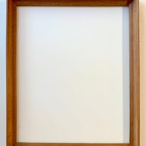 Vintage Wooden Gallery Frame Solid Wood Frame Open Frame Needlework ...