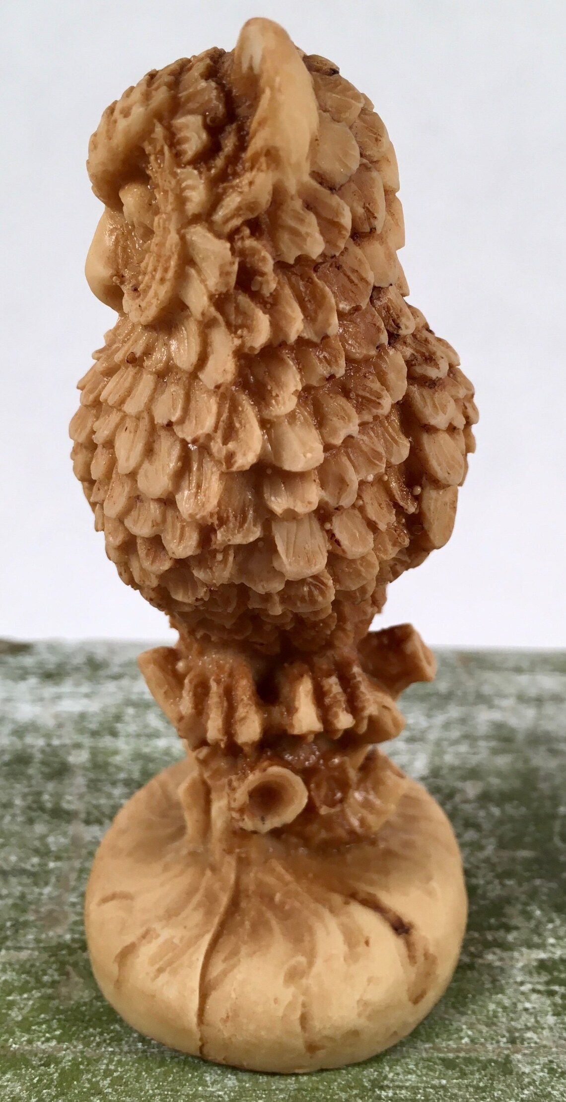 Vintage Carved Resin Owl Statue Owl Figurine Owl Sculpture | Etsy