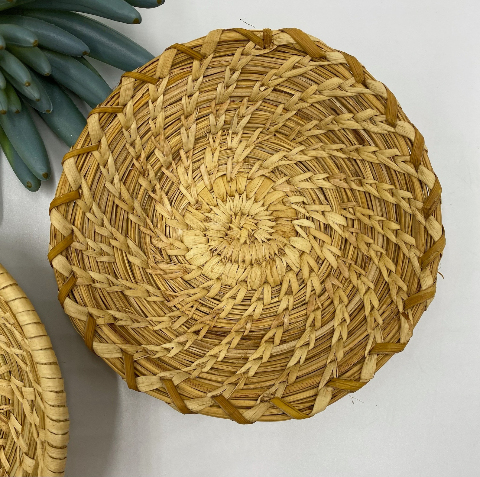 Vintage Native American Basketry Hand Woven Bowl Tohono - Etsy