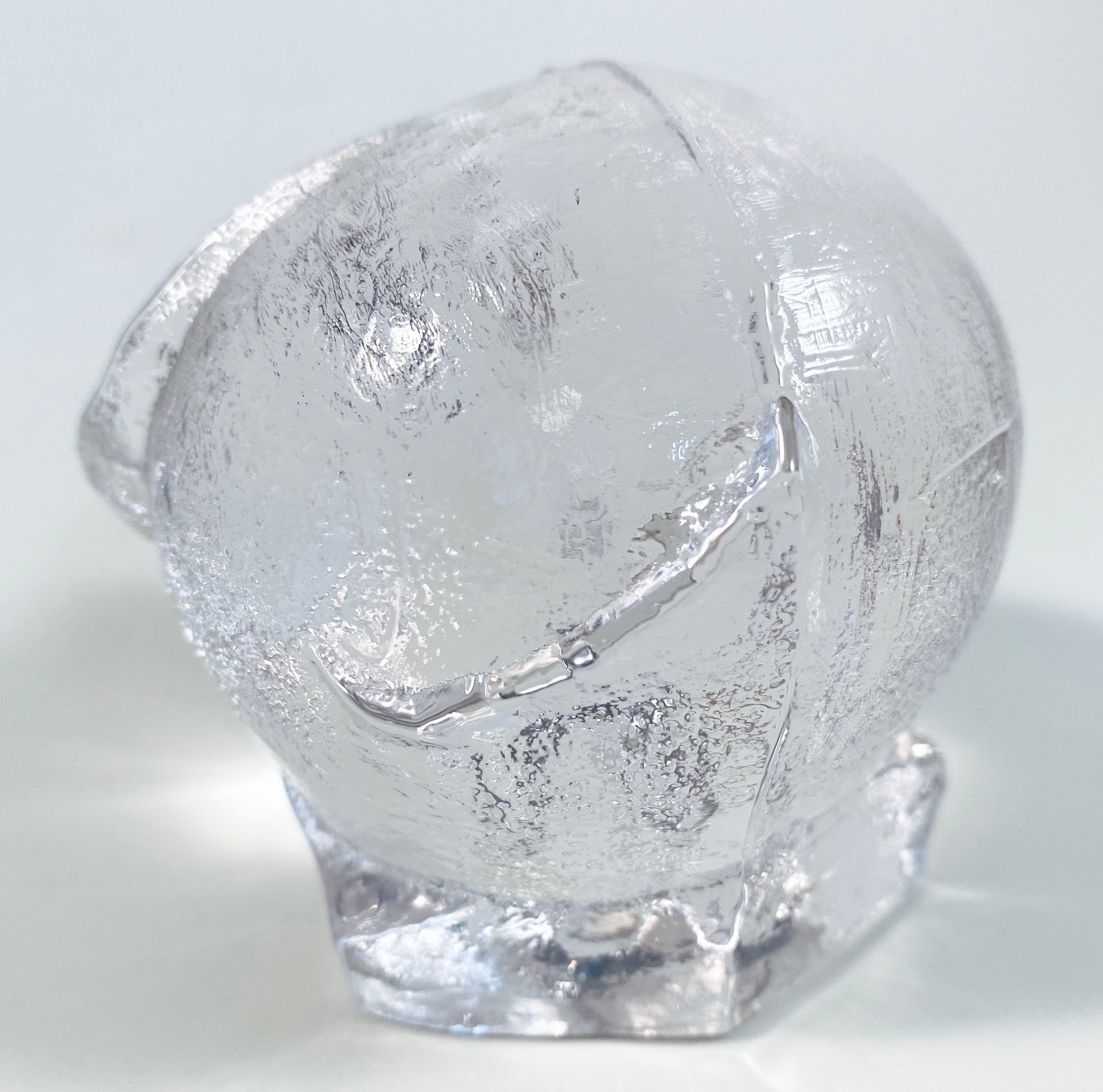 Vintage Pukeberg Glass Elephant Swedish Art Glass | Etsy