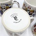 Vintage Ceramic Coffee Mugs Card Game Mugs Mugs With Face Cards Bridge ...