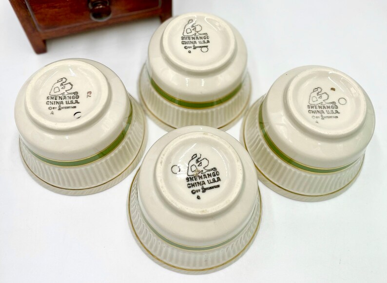 Vintage Shenango Pottery Ramekins Restaurant Ware Custard - Etsy