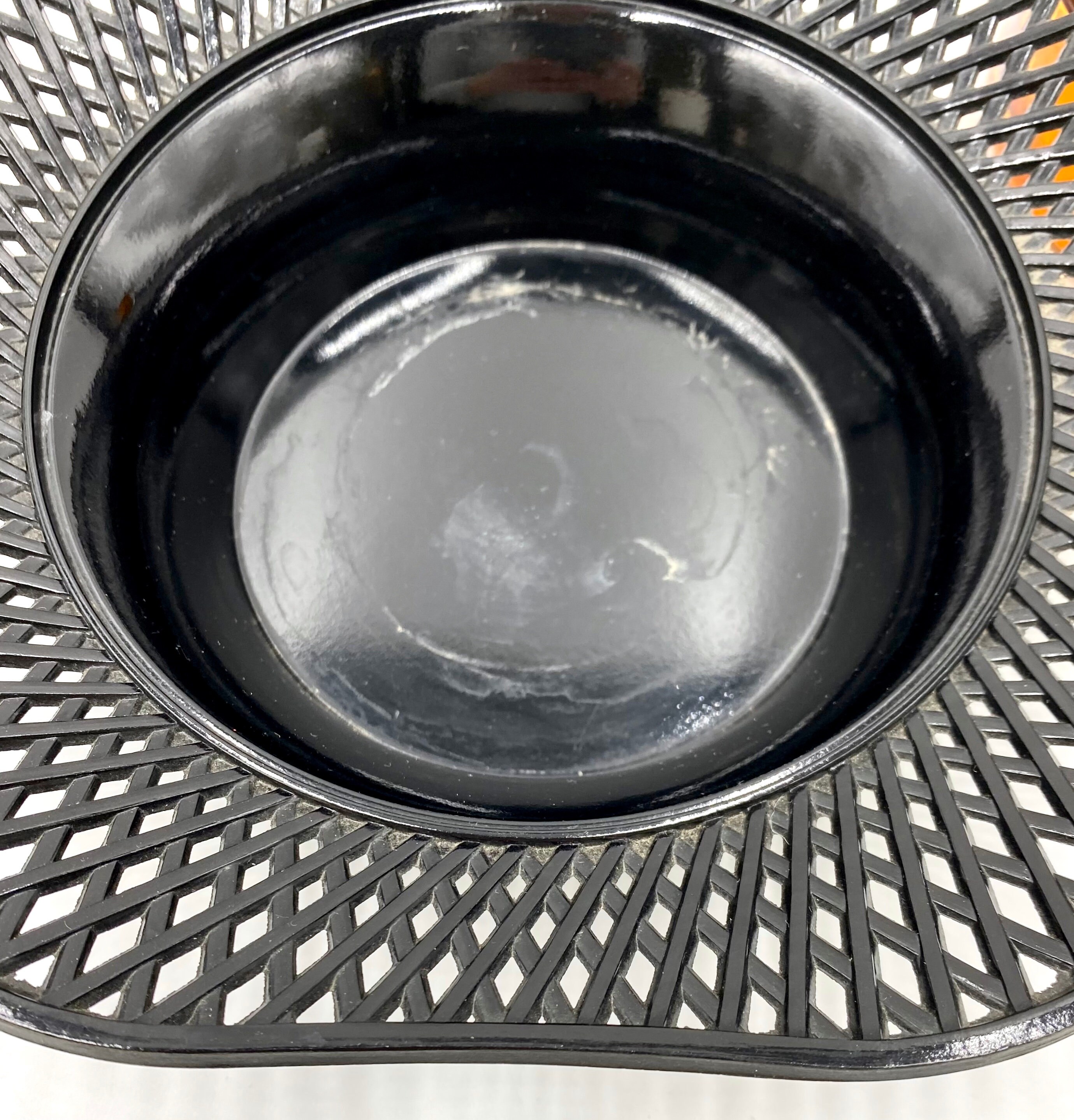 Vintage Japanese Lattice Edged Bowl With Lid | Otagiri Bowl With Pretty ...