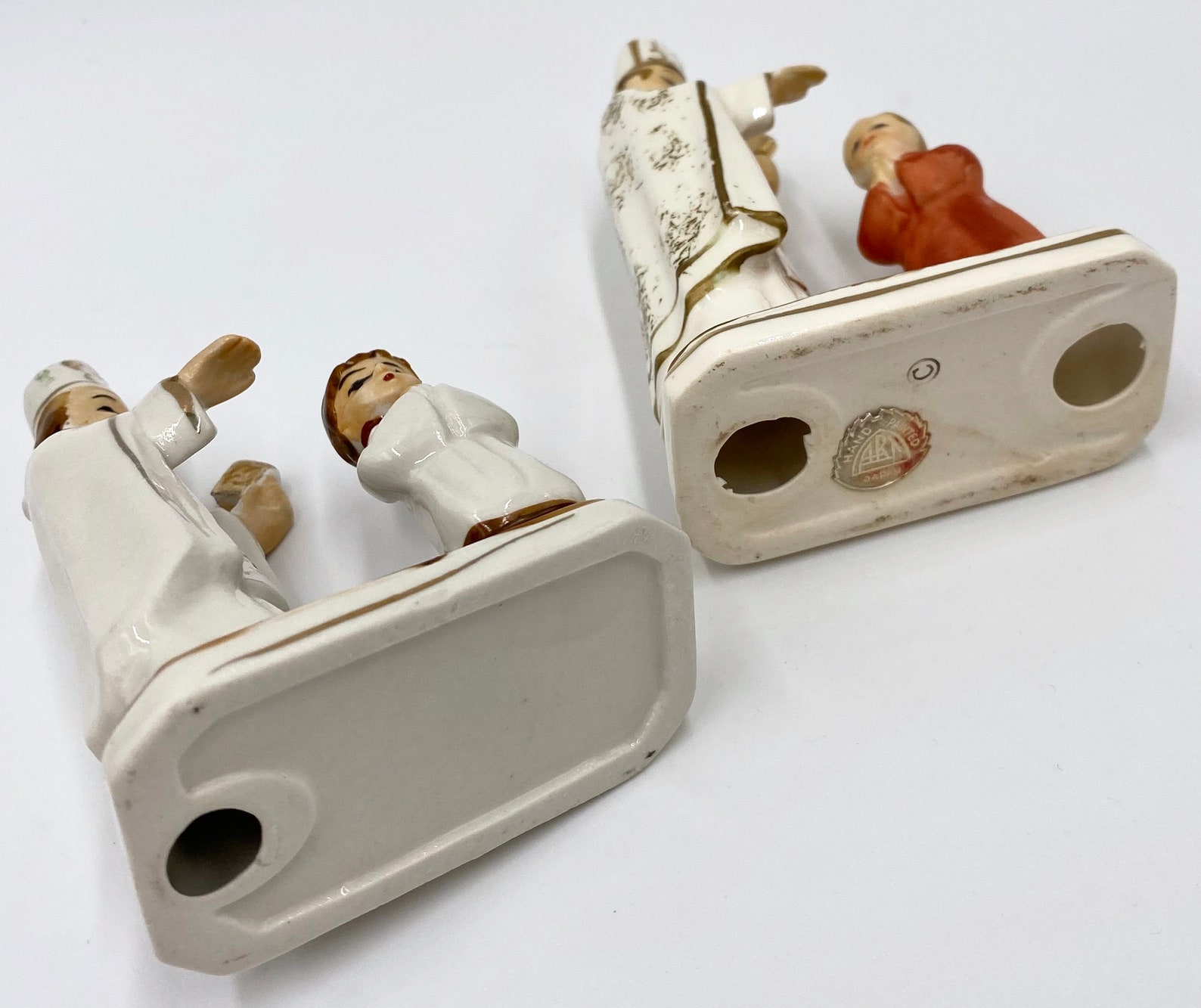 Vintage First Holy Communion Figurines | Painted Ceramic Porcelain ...