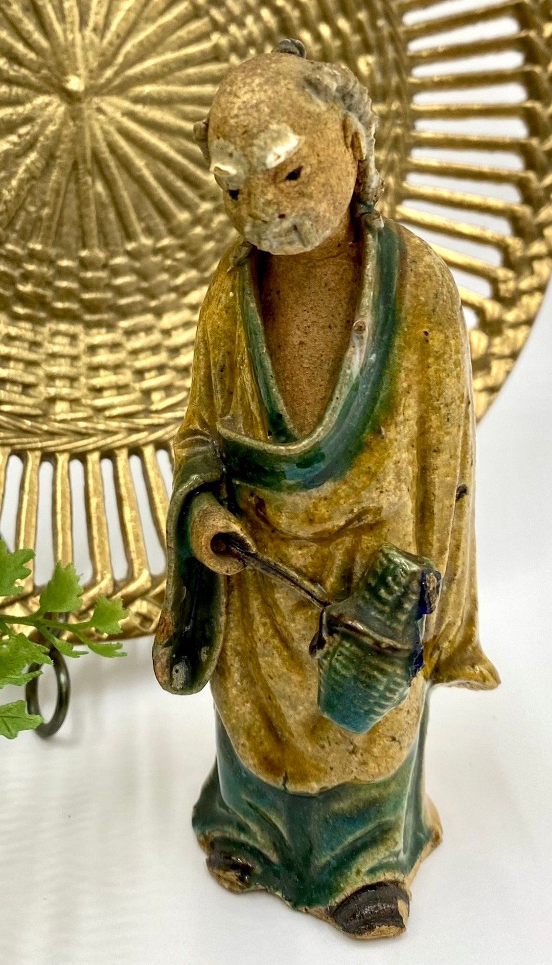 Vintage Chinese Mud Man Collectible Shekwan Mud Man Mudware Handmade ...