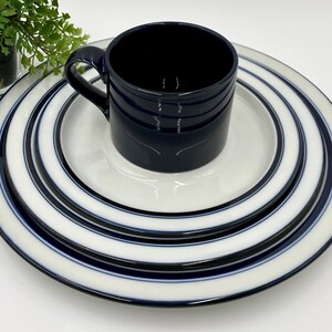 Vintage Dansk Bistro Christianshavn Plates | Blue & White Dinnerware ...