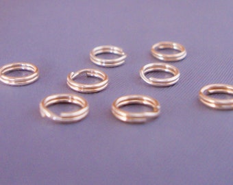 Gold Split Rings | Etsy