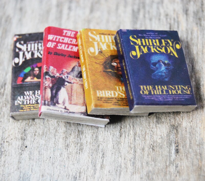 Shirley Jackson's Miniature Book Magnets Set - Etsy
