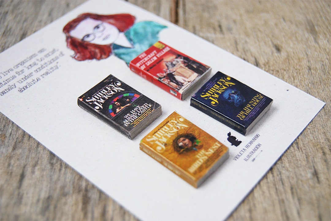 Shirley Jackson's Miniature Book Magnets Set - Etsy