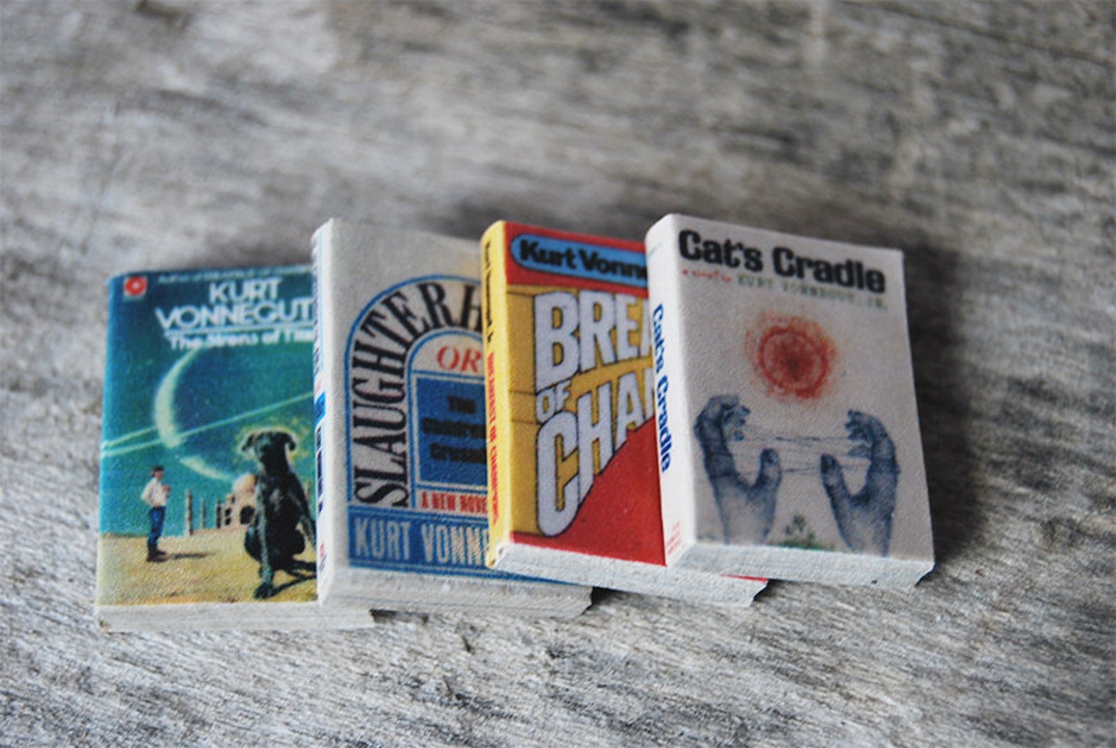 Kurt Vonnegut's Miniature Book Magnets Set - Etsy