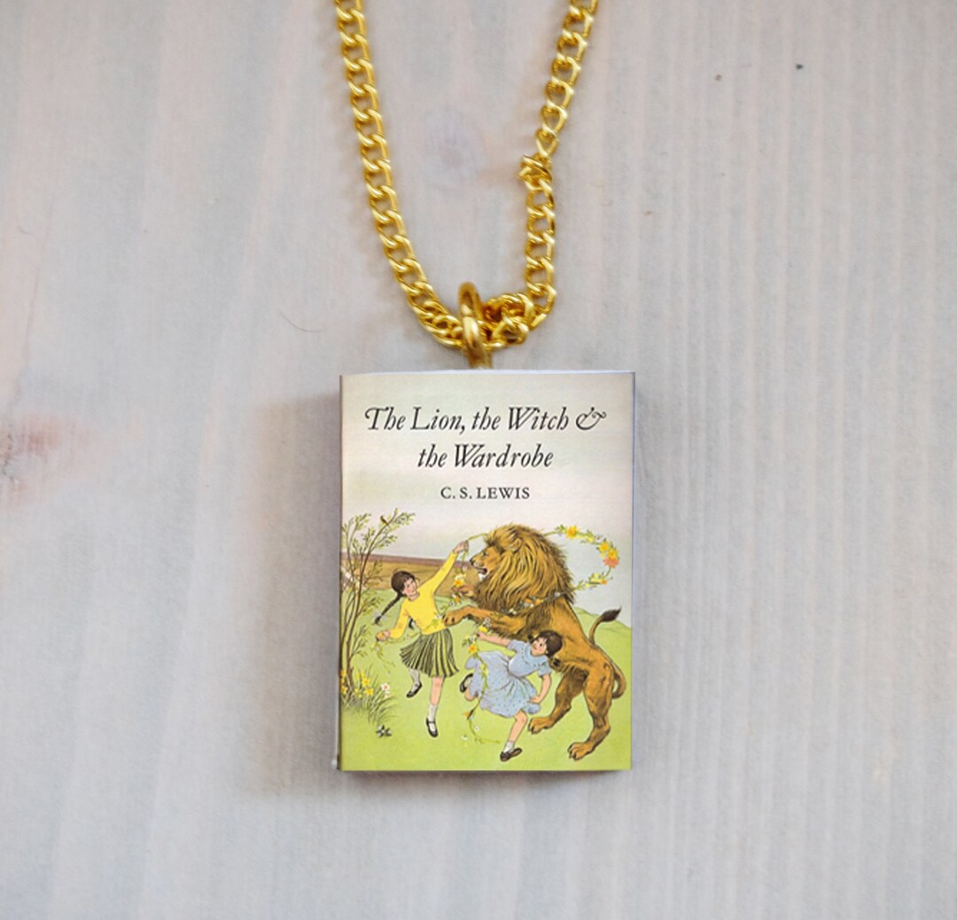 Chronicles of Narnia Mini Book Necklace / C.S Lewis / the Lion, the ...