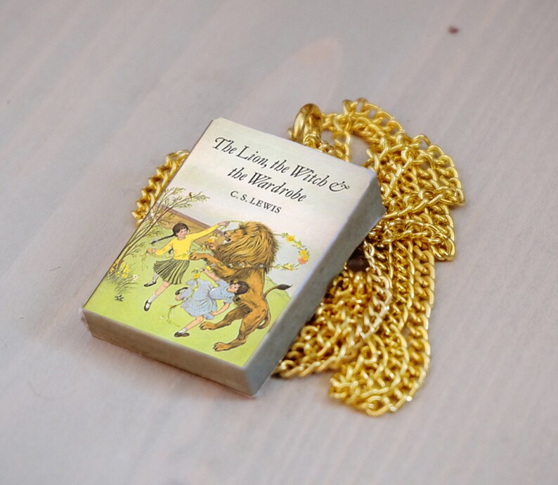 Chronicles of Narnia Mini Book Necklace / C.S Lewis / the | Etsy