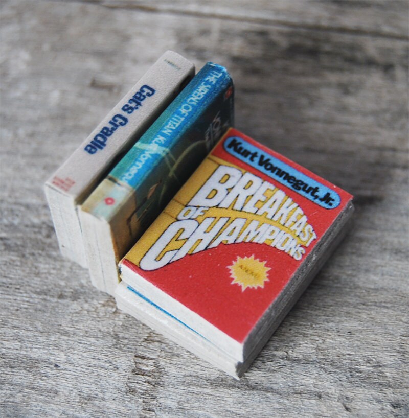 Kurt Vonnegut's Miniature Book Magnets Set - Etsy