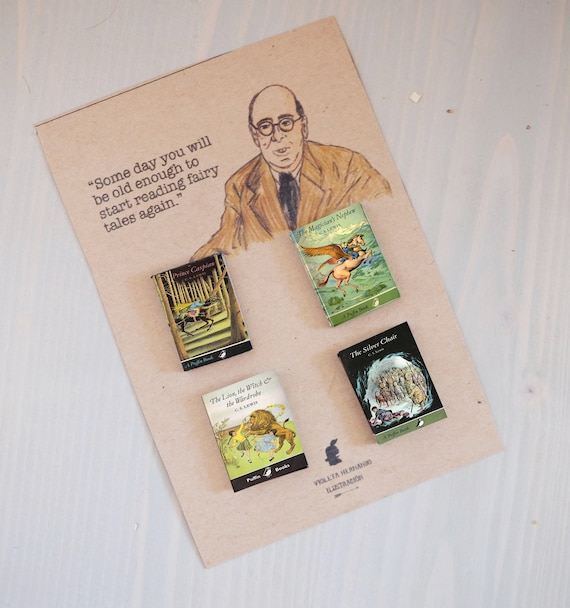 Puffins Classics C.S Lewis Miniature Book Magnets Set/ Narnia - Etsy