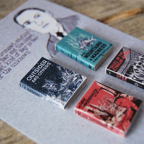 H. P. Lovecraft's Miniature Book Magnets Set - Etsy
