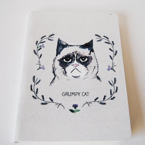Grumpy Cat Notebook & Temporary Tattoo Pack - Etsy