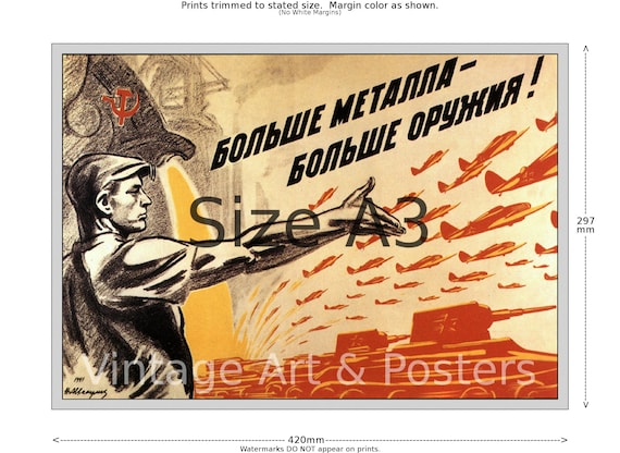 Wwii Russian Propaganda Posters Russian Propaganda Poster (c. 1980s).