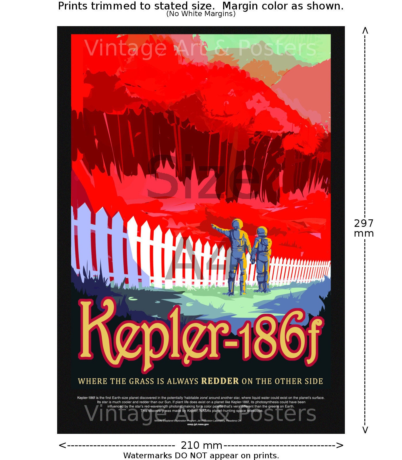 1104 NASA JPL Space Tourism Poster Kepler 16b Where Your Shadow Always ...