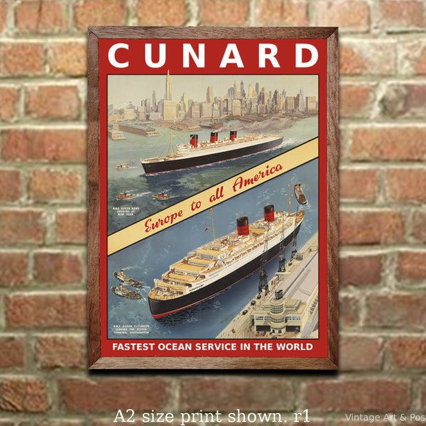 Cunard - Etsy