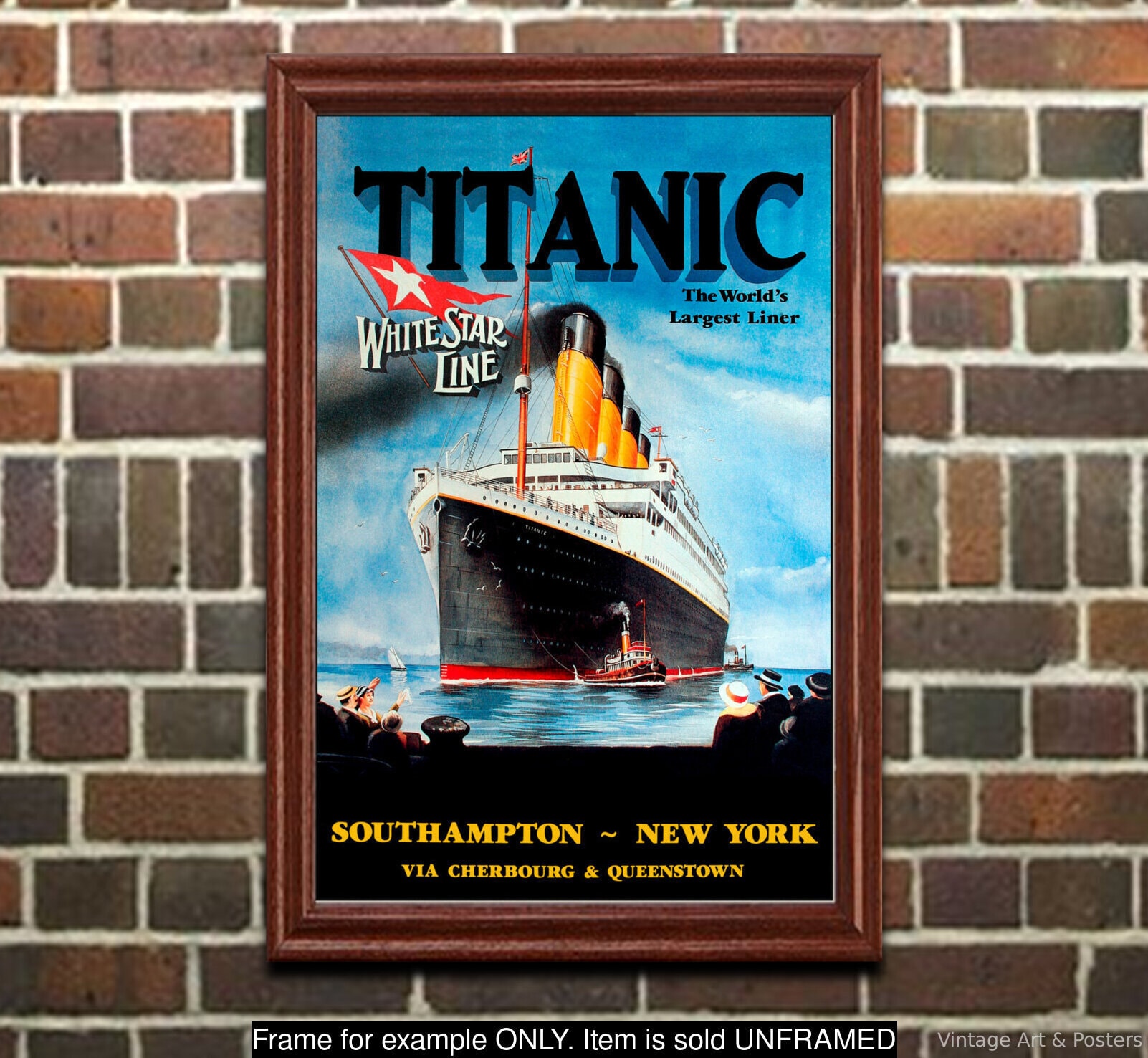 Vintage Titanic Poster