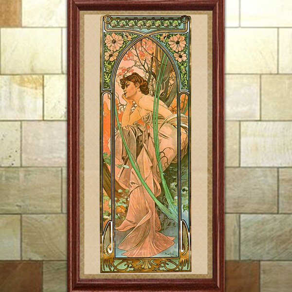 Art Nouveau Print - Etsy