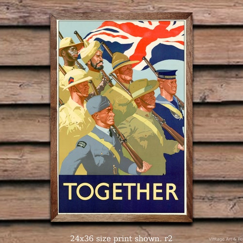 VINTAGE PROPAGANDA POSTER World War 2 Propaganda Poster - Etsy