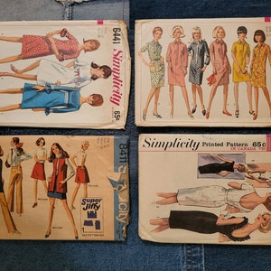 Simplicity Vintage Patterns. 8 Pack - Etsy