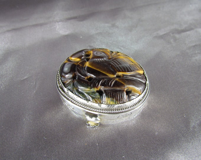 Antique Georgian English Snuff Box, Sterling Silver Tinket Box, Antique ...