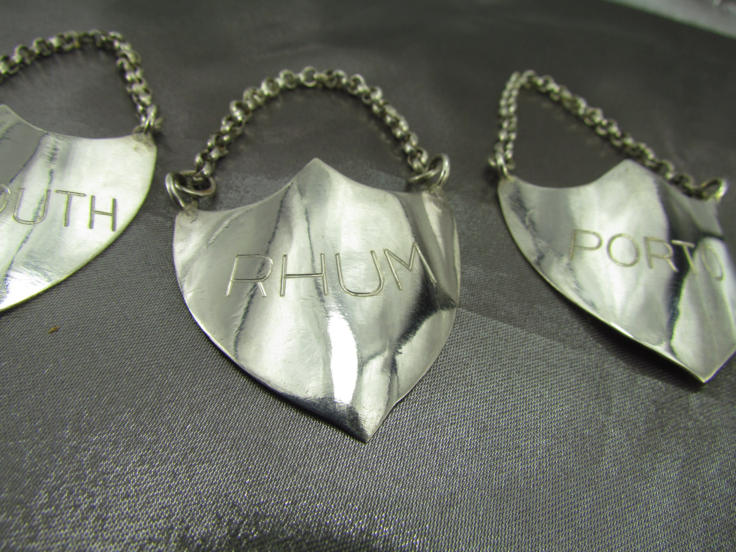 Silver Label Decanter Porto Alcohol Vermouth Rum Silver - Etsy