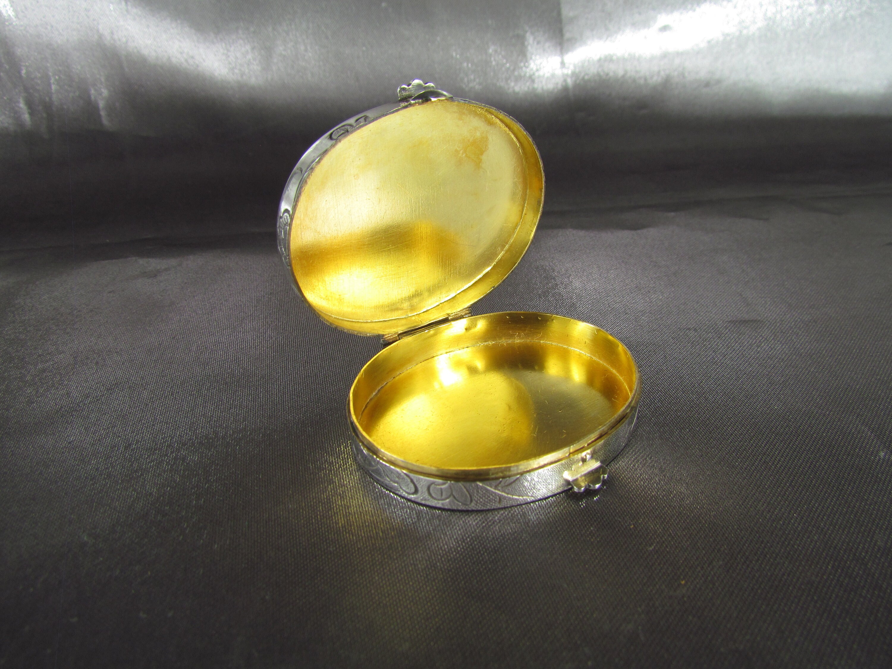 Antique Georgian English Snuff Box, Sterling Silver Tinket Box, Antique ...