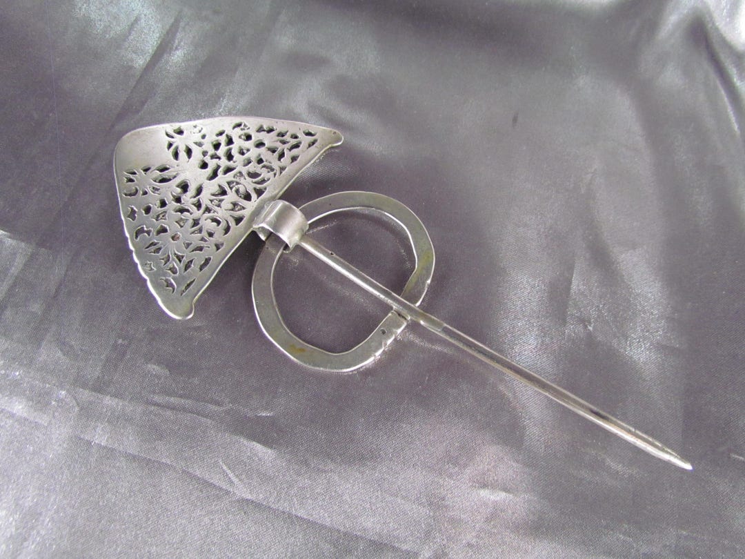 Fibula Antique,berber Fibula Tunisia, Large Ethnic Silver Brooch ...