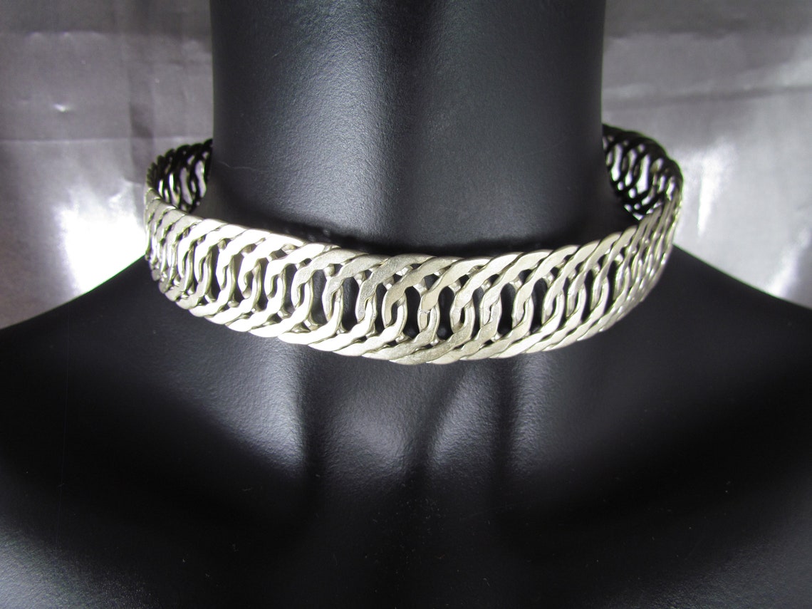 Antique Turkish Necklace, Ethnic Choker Necklace, Silver Alloy - Etsy
