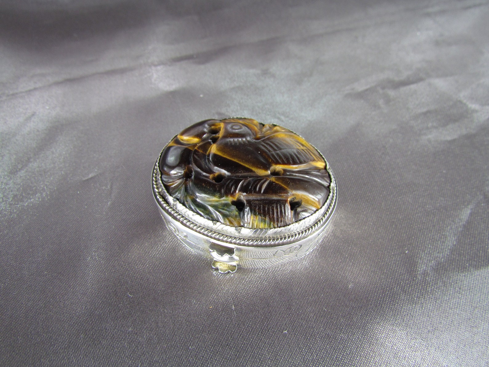 Antique Georgian English Snuff Box, Sterling Silver Tinket Box, Antique ...