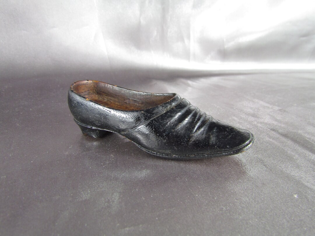 Antique Shoe, Wooden Shoe, Miniature Shoe Collection, Victorian French ...