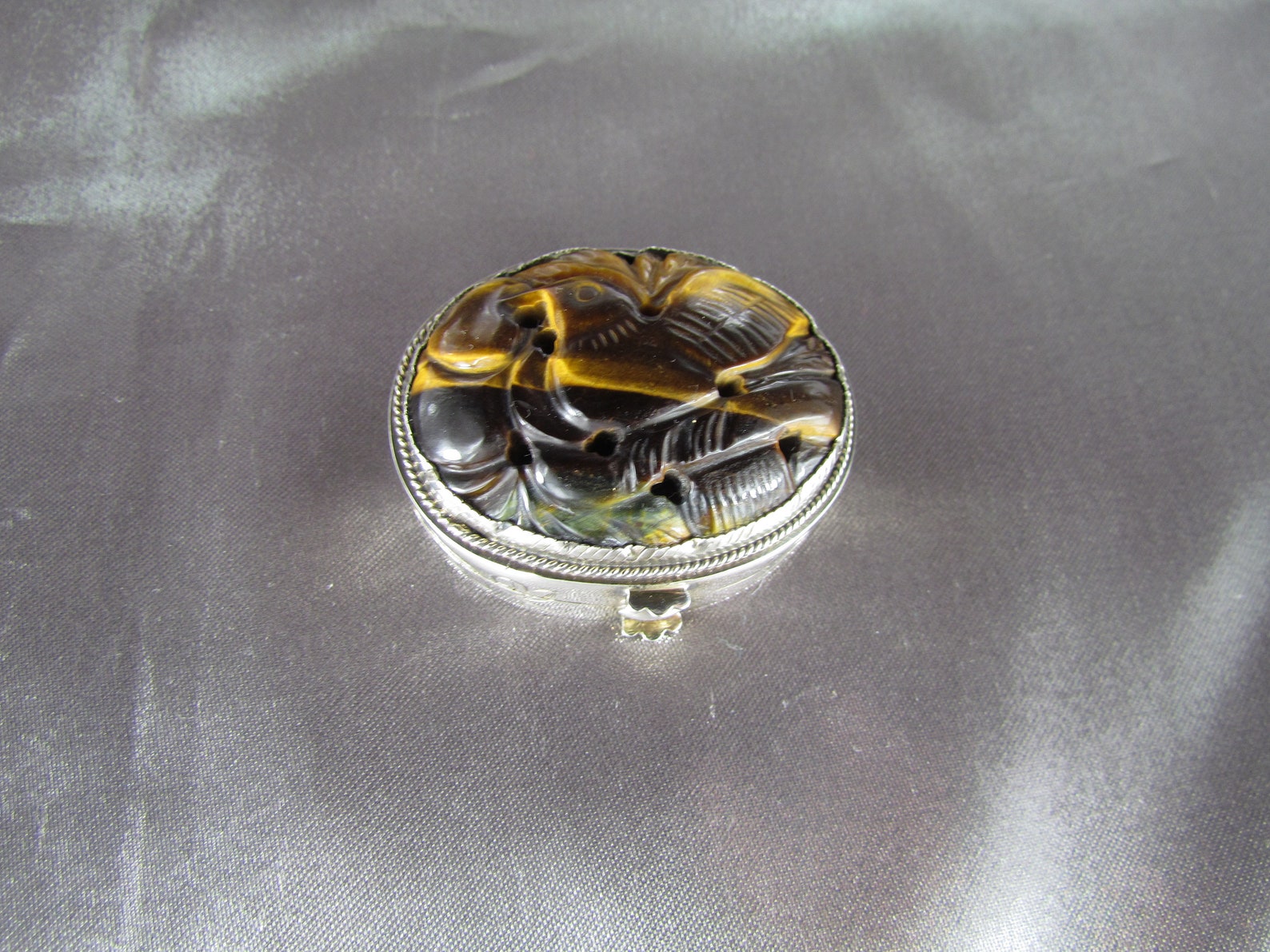 Antique Georgian English Snuff Box, Sterling Silver Tinket Box, Antique ...