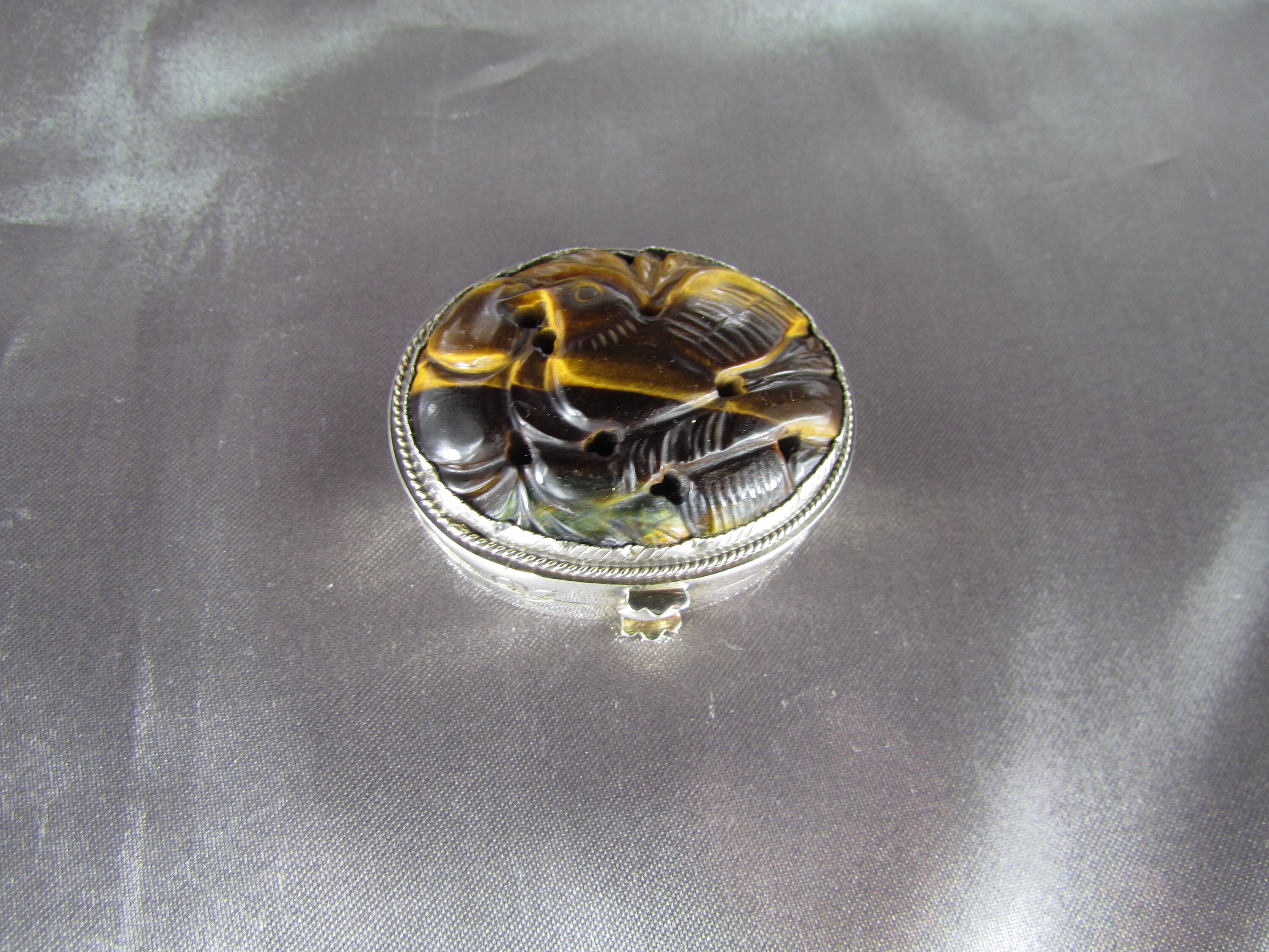 Antique Georgian English Snuff Box, Sterling Silver Tinket Box, Antique ...