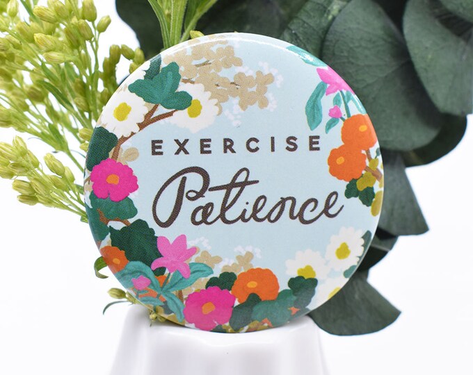 5 Pack, 2023 Exercise Patience Buttons, JW Gift Shop, Happiertogive ...