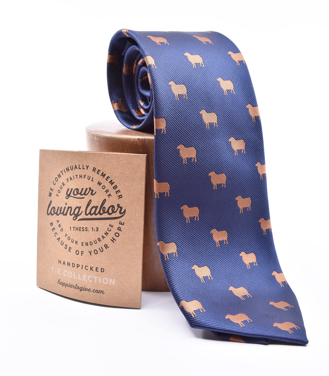 Sheep Tie : Gift for Elders, JW Gift Ideas, Happiertogive - Etsy