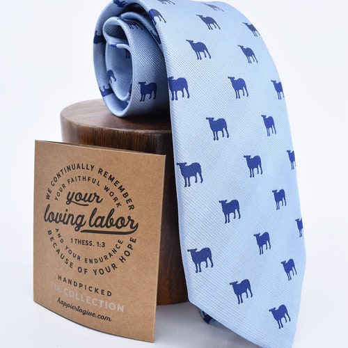 Sheep Tie : Gift for Elders JW Gift Ideas Happiertogive - Etsy