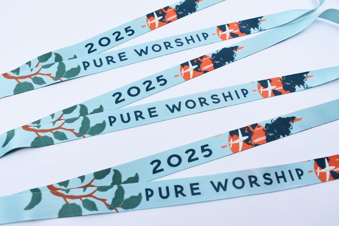 3 Pack 2025 Pure Worship Special Convention Lanyards - Etsy