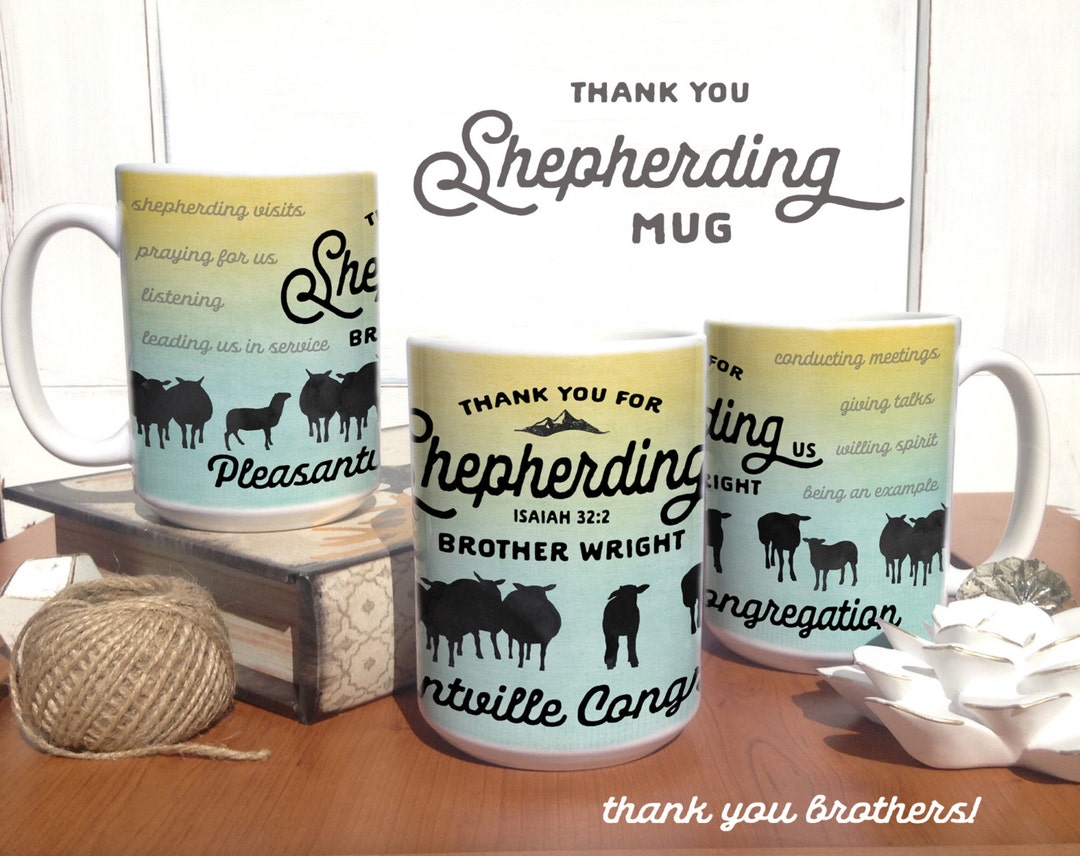 Shepherding Us Sheep - Coffee Mug - Personalized - Jw Gifts - Jw Elders ...