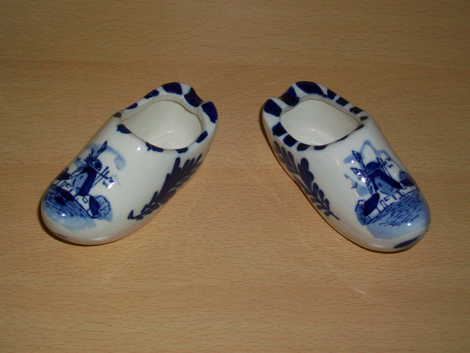 SALE A Pair of Vintage Delft Blue Clogs C. 1960s | Etsy